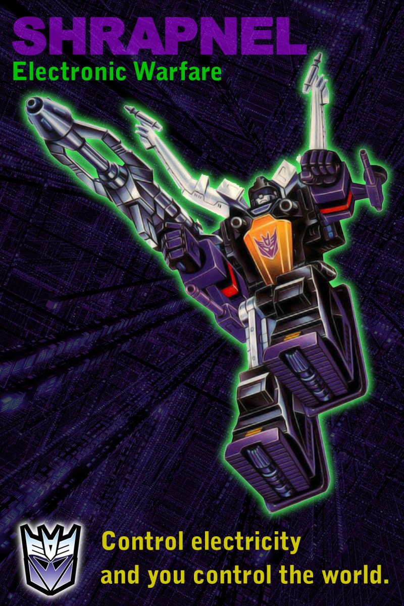 Transformers 6″ x 4″ Vertical Picture Cards Shrapnel – Digital Citizen