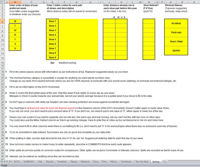 Free Advanced Year Long Excel Running Log – Digital Citizen