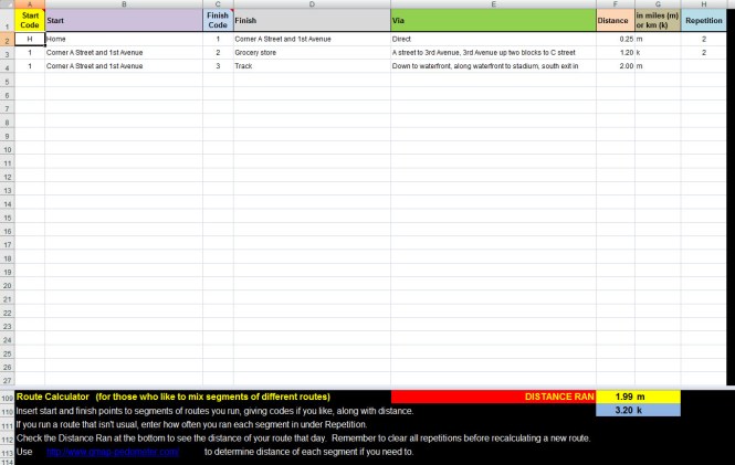 Free Advanced Year Long Excel Running Log – Digital Citizen