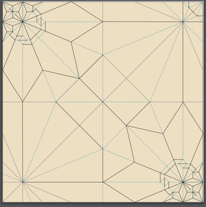 An Origami Crease Pattern Quilt, or Origami Quilt? – Digital Citizen